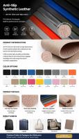 China Durable Synthetic Leather XR-P07 Fine Anti-Slip Grain for Furniture Automotive Packaging 1.0mm for sale
