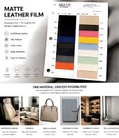 China MATTE  LEATHER FILM Wide range of Packaging Leather products available in PVC PU and semi PU types for multiple industrial uses for sale