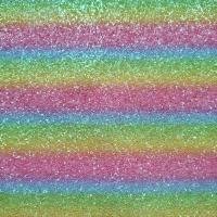 China Rainbow Glitter Checker Pattern PVC Synthetic Leather for Bags, Shoes & Crafts for sale