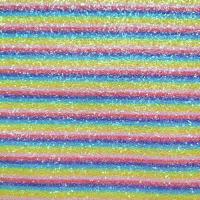 China Rainbow Glitter Checker Pattern PVC Synthetic Leather for Bags, Shoes & Crafts for sale