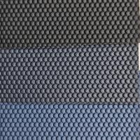China Hexagon Embossed Basketball Texture PVC Synthetic Leather Roll Artificial Leather for Bags Furniture Car Interior for sale