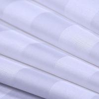 China Hotel Hospital 100% Cotton Bedding Set with 200TC-1000TC Thread Count and 3cm Stripe Design for Commercial Use for sale