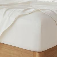 China 100% Cotton 4-Piece Bed Sheet Set 200 Thread Count Grey Color for Home and Hotel Use for sale