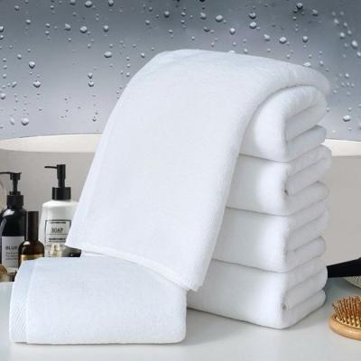 China 5 Star Hotel Bath Towel 100% Cotton Terry Plain Weave - 70×140cm Size 600g Weight for sale