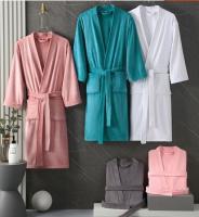China Custom Logo Hotel Bathrobe 100% Cotton Terry - S/M/L/XL Sizes with 3-7 Day Sample Delivery for Spa & Hospitality for sale
