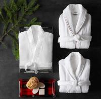 China Custom Logo Hotel Bathrobe 100% Cotton Terry - S/M/L/XL Sizes with 3-7 Day Sample Delivery for Spa & Hospitality for sale