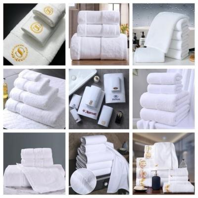 China Custom Logo 100% Cotton Hotel Towels - 70×140cm 600g Soft Absorbent Bath Towels for Hospitality for sale
