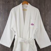 China Custom Terry Inside Linked Bathrobe for Hotels & SPAs - Cotton/Polyester/Microfiber, S-XL Sizes, 3-7 Day Samples for sale