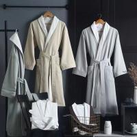 China Hotel Spa Bathrobe 100% Cotton Terry 3-5 Star Standard with Custom Sizes S M L XL for sale