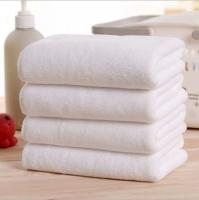 China White 100% Cotton Hotel Towel 70x140cm 50g with Custom Logo - ISO Certified Hospitality Grade for sale