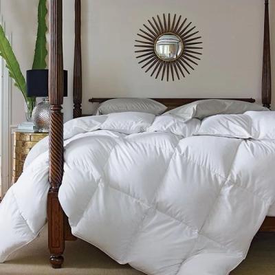 China 80% White Duck Down Hotel Quilt with 100% Cotton Fabric - 200TC to 1000TC Thread Count in Multiple Sizes for sale