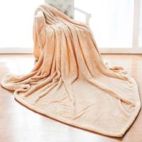 China 350GSM Polar Fleece Blanket - Custom Sizes Single/Twin/Queen/King - White & Color Options - OEM Available for sale