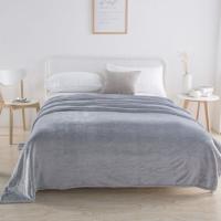 China 350GSM Polar Fleece Blanket - Custom Sizes Single/Twin/Queen/King - White & Color Options - OEM Available for sale