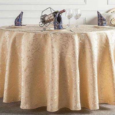 China 100% Polyester Jacquard Table Cloth - 1.4x0.1x0.1m Size, 9KG Weight, Custom Colors & Logo Options for sale