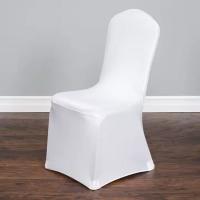 China Polyester Spandex Folding Chair Covers for Hotels - 160GSM to 220GSM Weight Options with Custom Sizing for sale