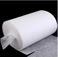 China Spunlace Nonwoven Fabric 28-200 GSM for Wet Wipes | Cross & Parallel Embossed Patterns | Eco-Friendly Material for sale