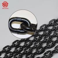 China 6mm 8mm 10mm G80 Alloy Chain For In Cranes Hoists for sale