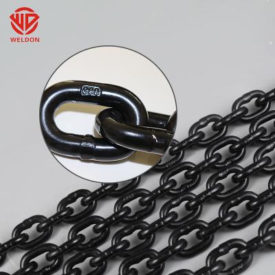 China 6mm 8mm 10mm G80 Alloy Chain For In Cranes Hoists for sale