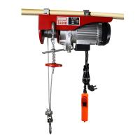 China Light Weight Mini Electric Wire Rope Hoist Wireless Control Micro Electric Rope Hoist for sale