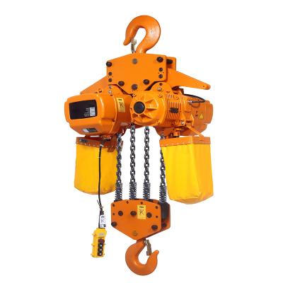 China Safe Working Lifting Chain Hoist Frequent Duty Double Chain Hoist 32 Ton for sale