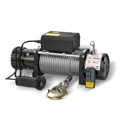 China 12V / 24V Wire Rope Electric Winch For Offroad SUV Jeep for sale