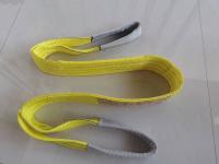 China Soft Polyester Webbing Sling Heavy Duty Lifting Webbing Sling For Lifting Steel Machinery Stone And Mould for sale