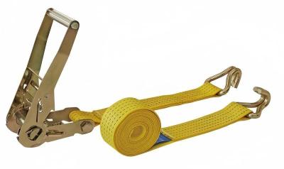 China 1ton - 12ton Tie Down Ratchet Straps Polyester Heavy Duty Ratchet Straps for sale