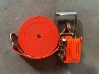 China Strong Cargo Lashing Strap Customized Ratchet Tie Down Straps With Locking Ratchet Mechanism for sale