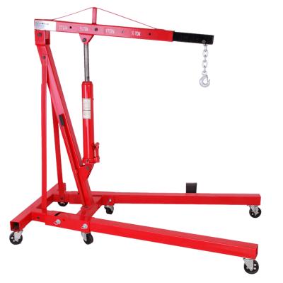 China Durable Car Engine Crane Heavy Duty Hydraulic Engine Lifting Crane 1 Ton - 3 Ton With Hydraulic Pump for sale
