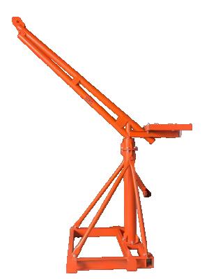 China Fixed Mini Electric Hoist Crane Construction Roof Small Lift Crane With Efficient Motor for sale