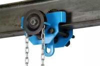 China Impact Resistant Monorail Hoist Trolley Adjustable Span Heavy Duty Trolley For Safe Lifting for sale