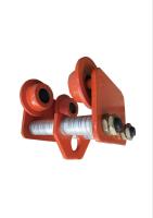 China Material Handling Monorail Hoist Trolley Durable I Beam Monorail Trolley With Adjustable Span for sale