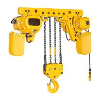 China Safe Working Lifting Chain Hoist Frequent Duty Double Chain Hoist 32 Ton for sale