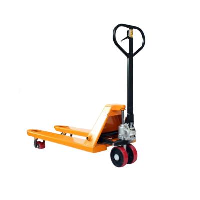 China Hydraulic Hand Pallet Truck Durable Pallet Truck 2 Ton With Nylon Wheels for sale
