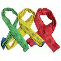 China Durable Polyester Lifting Slings 6ton 8ton 10ton 12ton Soft Lifting Sling 7:1,6:1 for sale