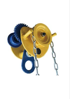 China Adjustable Span Monorail Hoist Trolley 0.5T-10T Manual Monorail Trolley With Bearing Wheels for sale