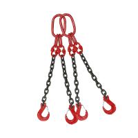 China Durable Lifting Chain Sling Corrosion Resistant G80 Lifting Sling Equipped With Chain Rigging Hooks for sale