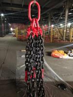 China Durable Lifting Chain Sling Corrosion Resistant G80 Lifting Sling Equipped With Chain Rigging Hooks for sale