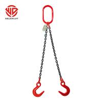 China Heavy Duty Lifting Chain Sling Alloy Steel Chain Lifting Slings For Industrial Rigging G80 for sale