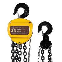 China HSC Portable Chain Block CE Certified Manually Operated Hoists Featuring Robust Chain Mechanism for sale