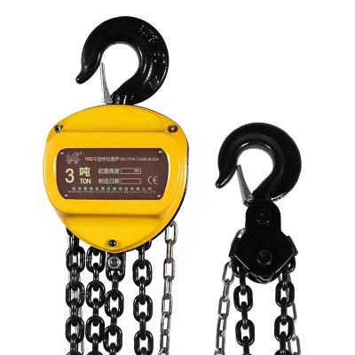 China HSC Portable Chain Block CE Certified Manually Operated Hoists Featuring Robust Chain Mechanism for sale