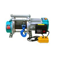China Aluminum Shell Wire Rope Electric Winch Lightweight Electric Wire Rope Winch Corrosion Resistant for sale