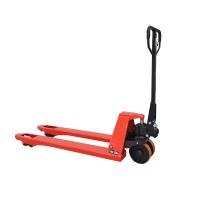 China Strong Steel Frame Hand Pallet Truck Low Noise Manual Hydraulic Pallet Truck For Effective Warehouse Operations for sale