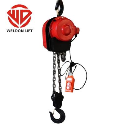 China Quiet Operation Chain Electric Hoist DHS Lightweight Chain Hoist Customized for sale