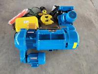 China 10 Ton Wire Rope Electric Hoist 9m Lifting Height Double Girder Electric Hoist Shock Resistance for sale