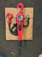 China HSH VA Vital Type Ratchet Chain Hoist 0.75Ton 1.5Ton 3Ton Manual Lever Chain Hoist for sale