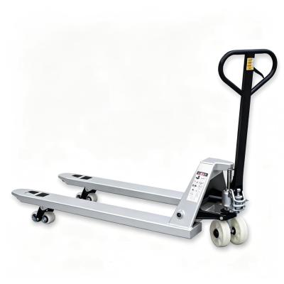 China 3000kgs Hand Pallet Truck High Capacity Hydraulic Pallet Truck With 550mm 685mm Forks for sale