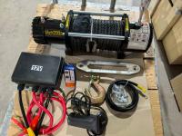 China Durable Car Electric Winch 12V 24V SUV Winch Waterproof for sale