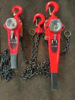 China Manual Lever Chain Block Ratchet Portable Chain Hoist CE Certified for sale