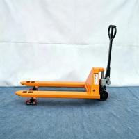 China 2 Ton Hand Truck Pallet Jack Powder Coating Warehouse Pallet Jack With Integrated Casting Pump for sale